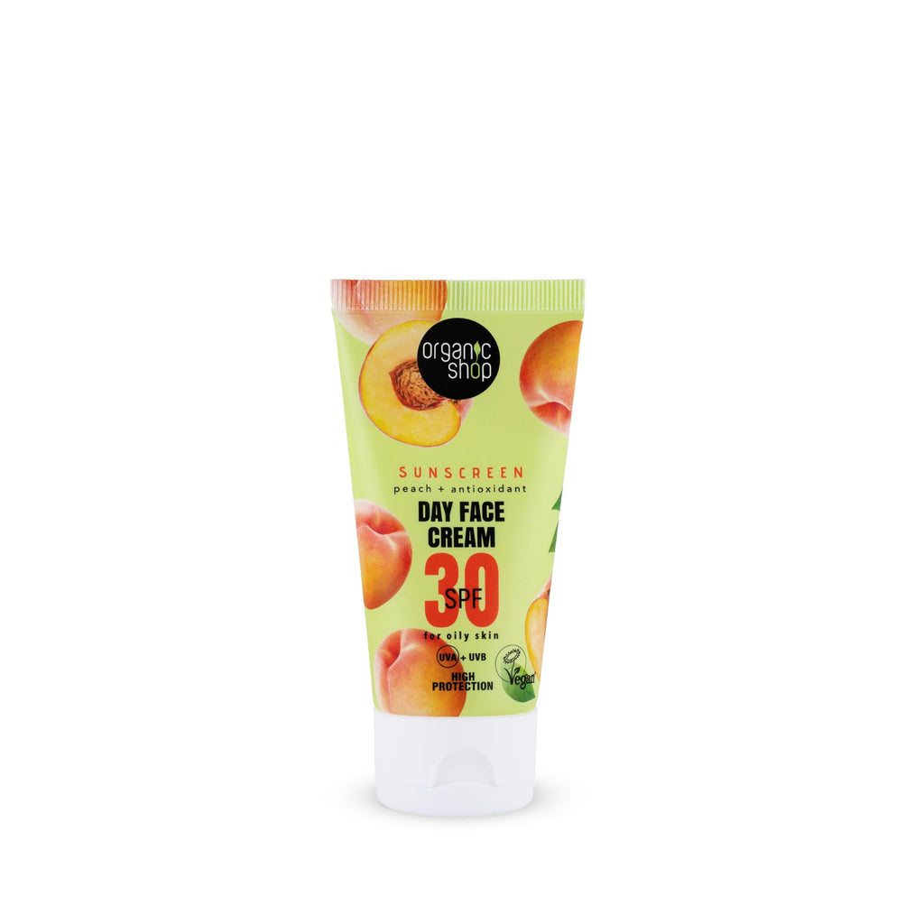 Organic Shop Sunscreen Day Face Cream 30 SPF Oily Skin (50ml)